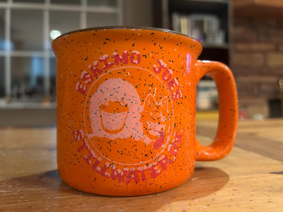 Eskimo Joe’s Orange Speckled Terracotta Coffee Mug - Etsy