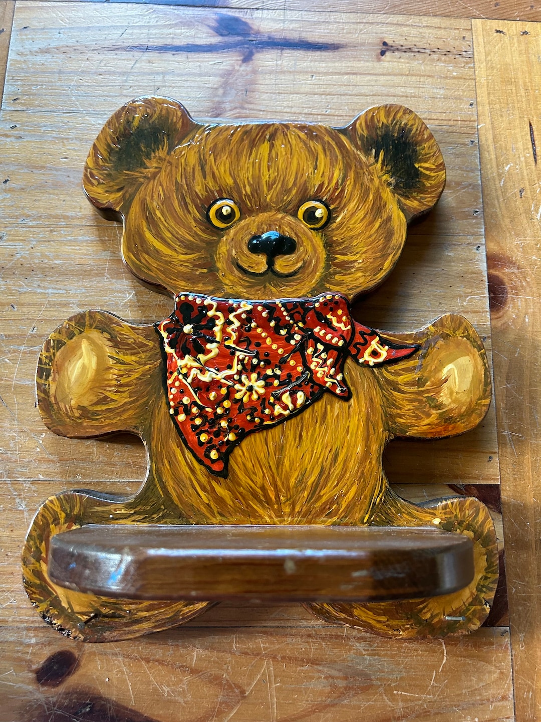 Adorable Teddy Bear Children’s Wall Shelf - Etsy