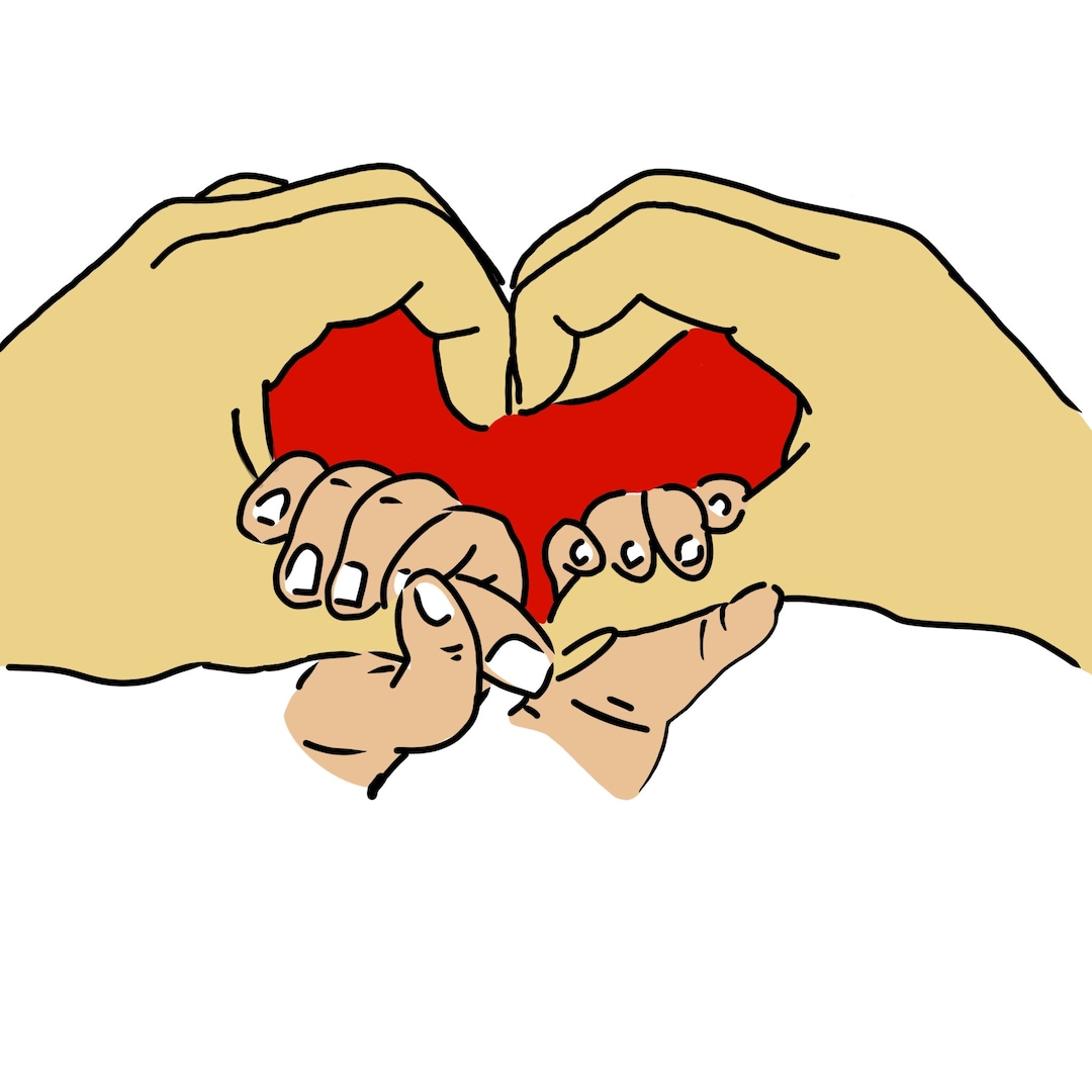 Family Hand Drawing Love Heart Baby Digital PNG Download Familia ...