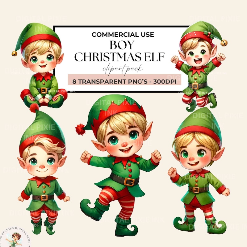 Buddy Elf Clipart - Etsy