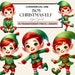Christmas Elf Boys Clipart, Christmas Elf Watercolor Clipart, Cute Elf ...