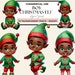 Christmas Elf Boys Clipart, Christmas Elf Watercolor Clipart, Cute Elf ...