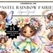 Black Fairy Clipart African American Fairy Clipart Bundle Watercolor ...