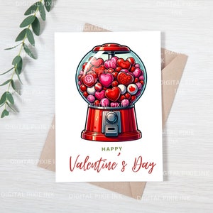 Gumball Machine Clip Art, Gumball Valentine Cards, Gumball Machine ...