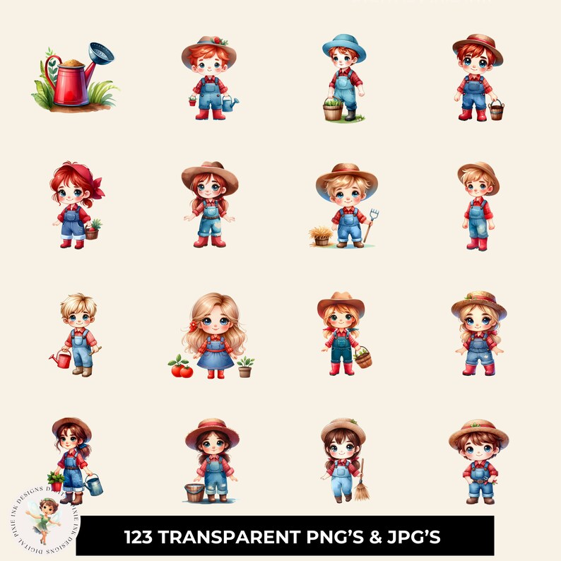 Farm Animal Clipart Bundle Cute Pig Clipart Baby Pig Clipart Cute Farm ...