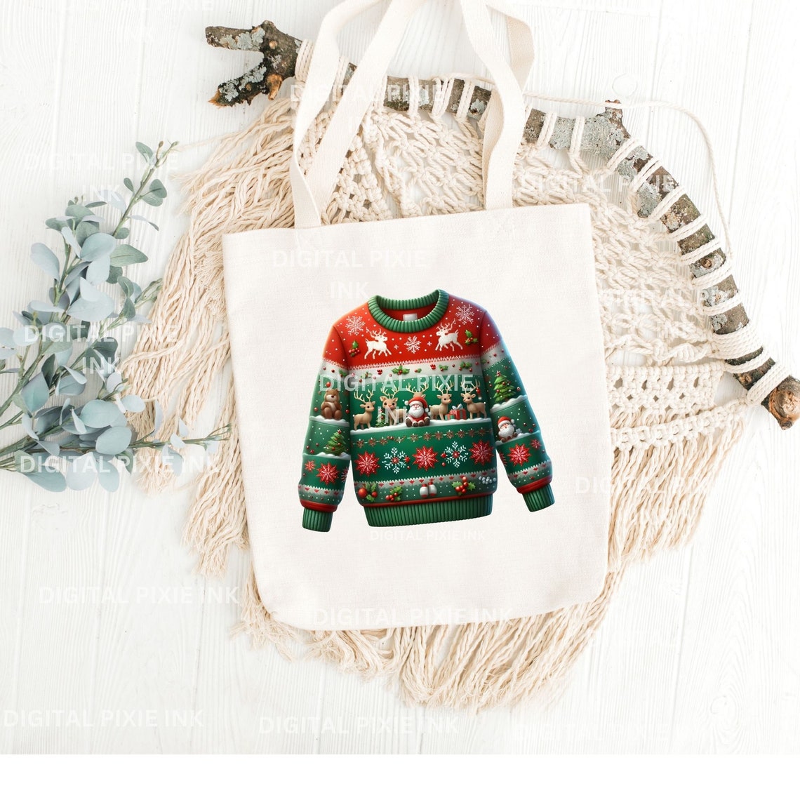 Ugly Christmas Sweaters Clipart, Ugly Xmas Sweater Clipart, Christmas ...