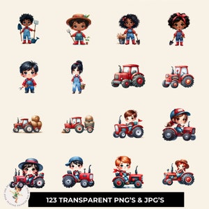 Farm Animal Clipart Bundle Cute Pig Clipart Baby Pig Clipart Cute Farm ...