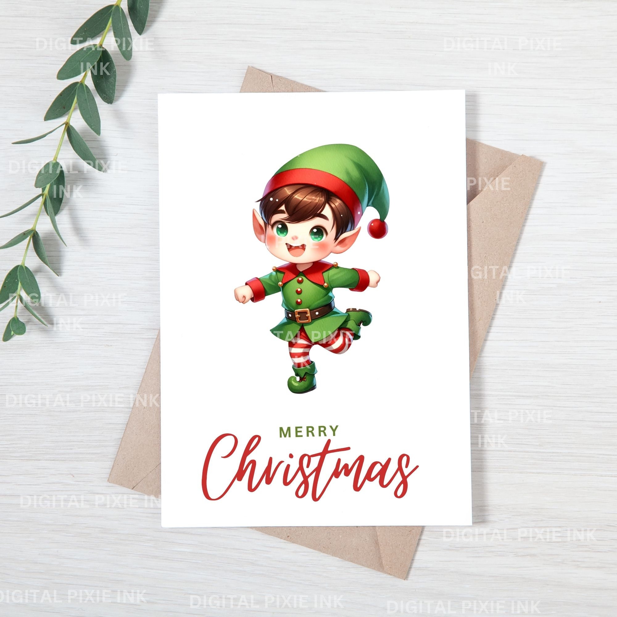 Christmas Elf Boys Clipart, Christmas Elf Watercolor Clipartt, Cute Elf ...
