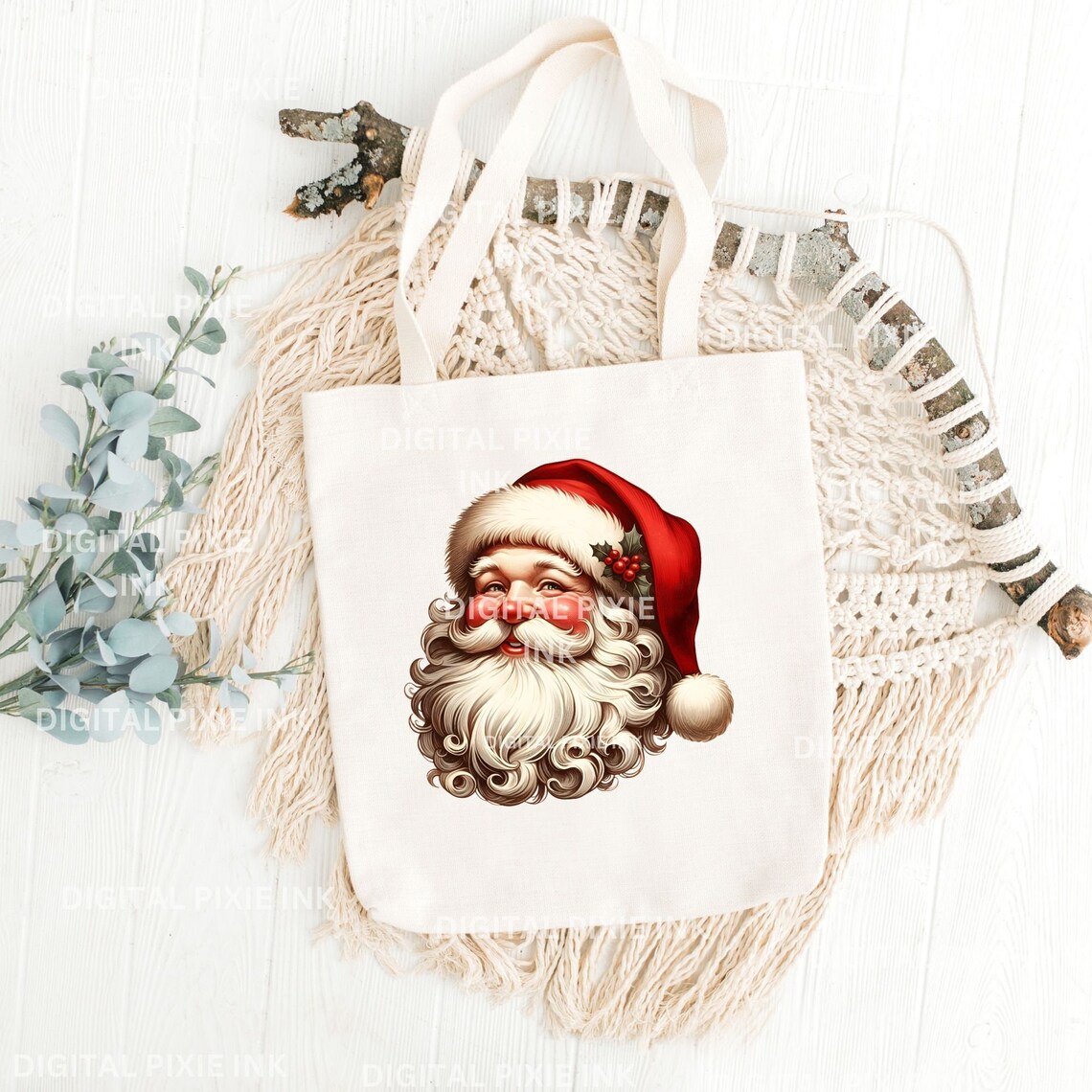 Vintage Santa Svg, Santa Svg, Santa Face Svg, Santa Claus Face Svg ...
