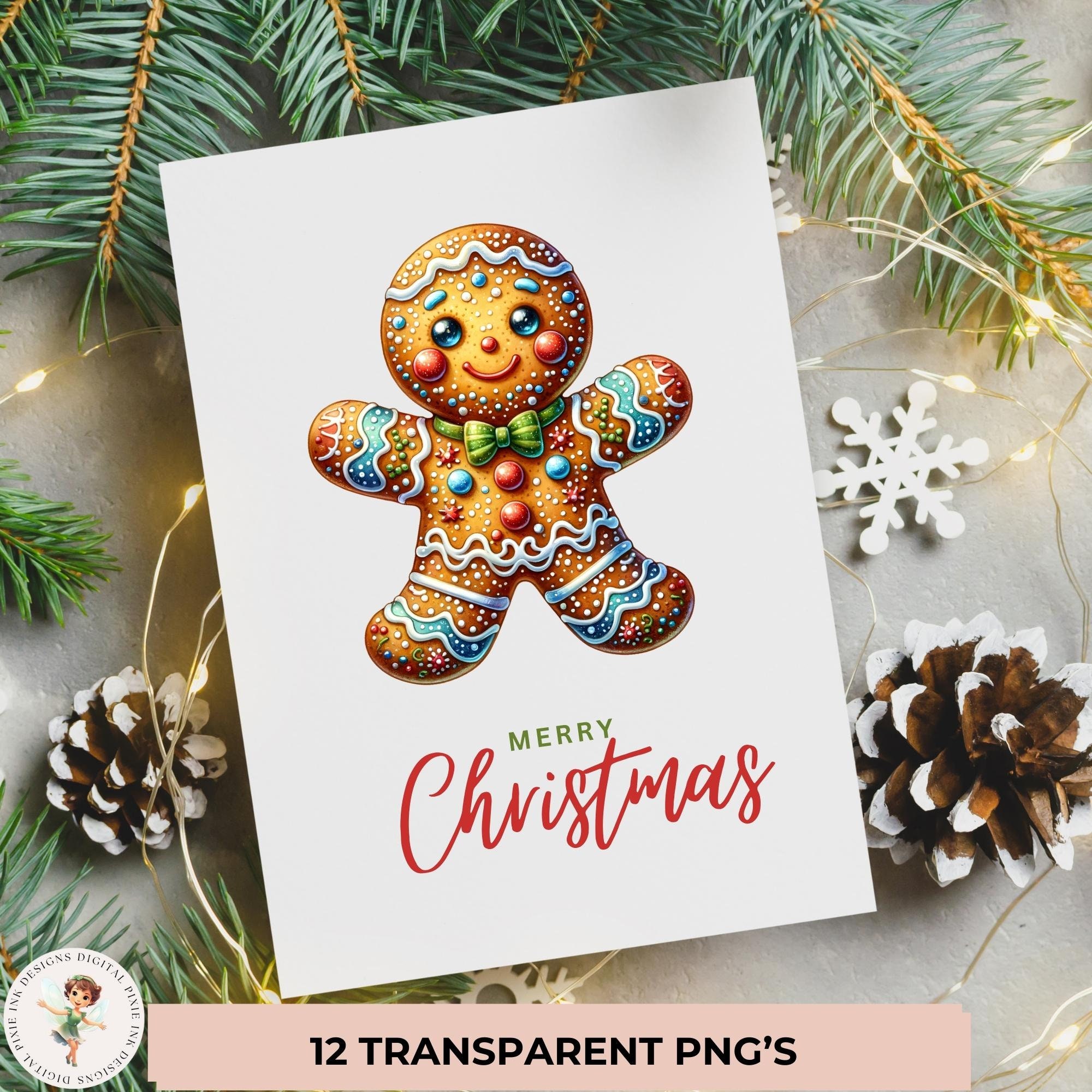 Gingerbreadman Clipart, Cute Gingerbread Man Svg, Decorating ...