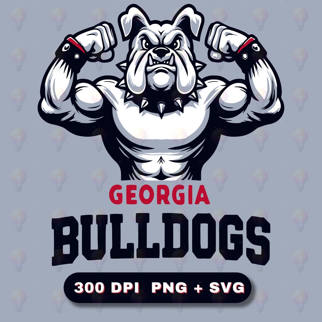 Georgia Bulldogs SVG, Transparent PNG Clipart, Mascot, UGA, College ...