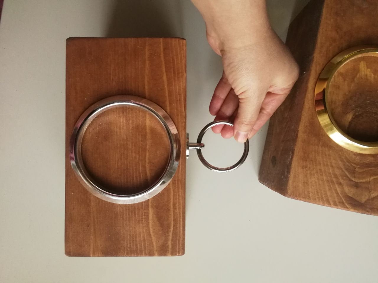 Handcrafted Wooden Door Stopper / Rustic Door Stopper / Decorative Door ...