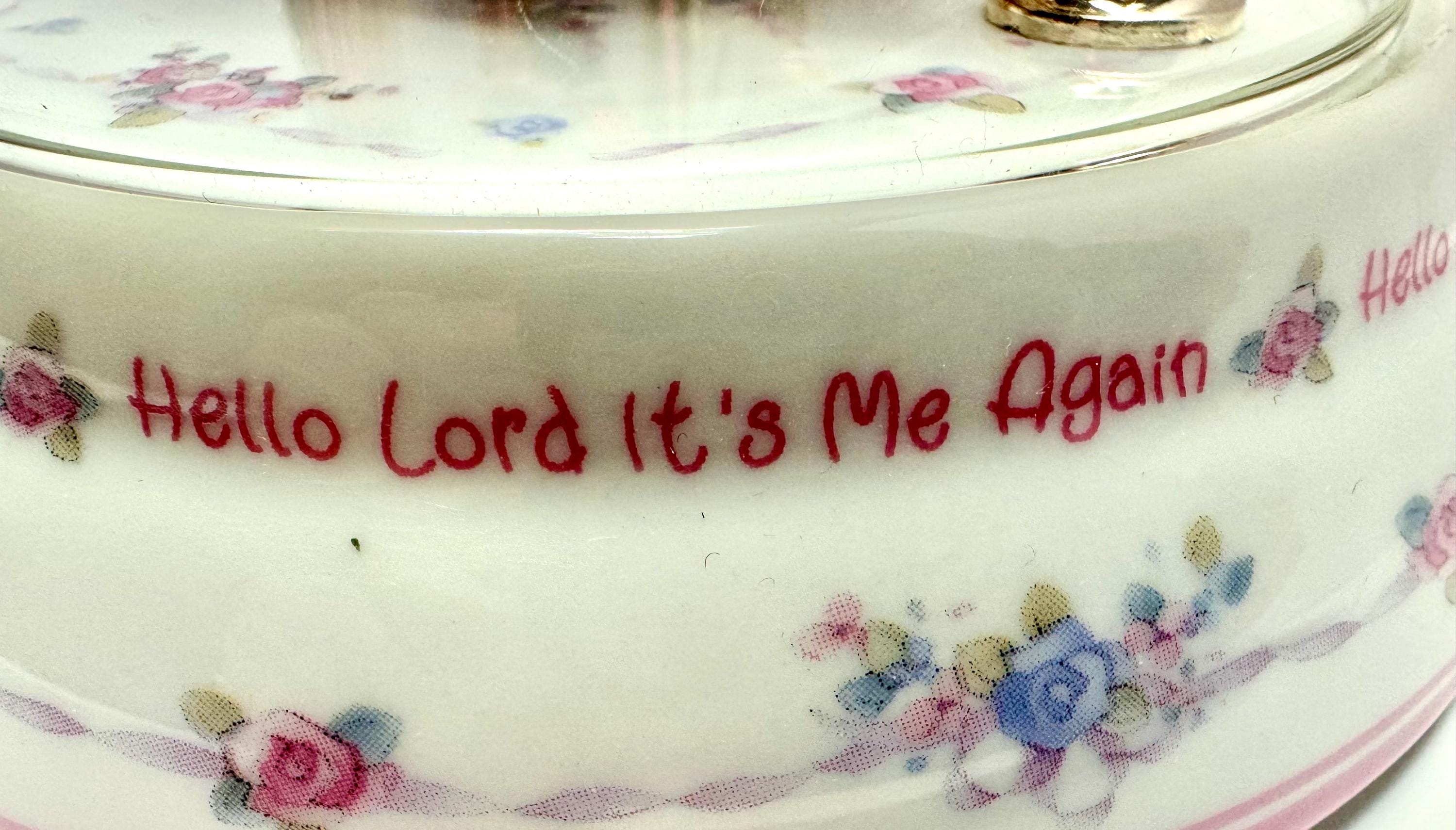 Precious Moments Hello Lord Its Me Again Clock - Etsy
