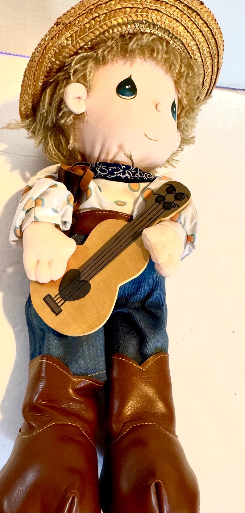 Precious Moment Cowboy Doll - Etsy