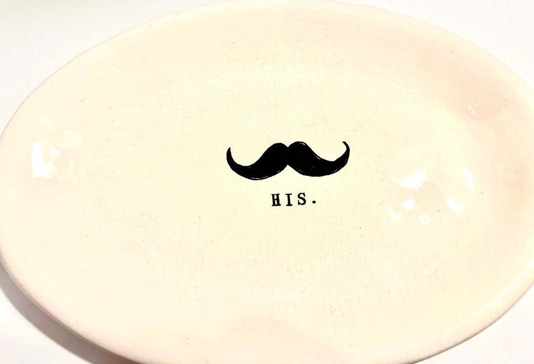 Mustache Plate - Etsy