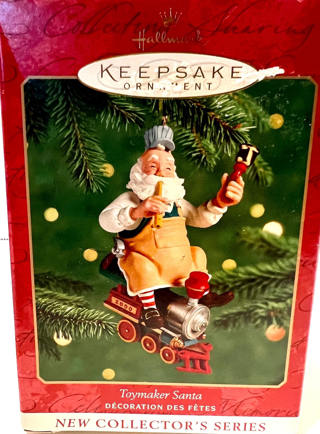 Hallmark Santa Ornament - Etsy