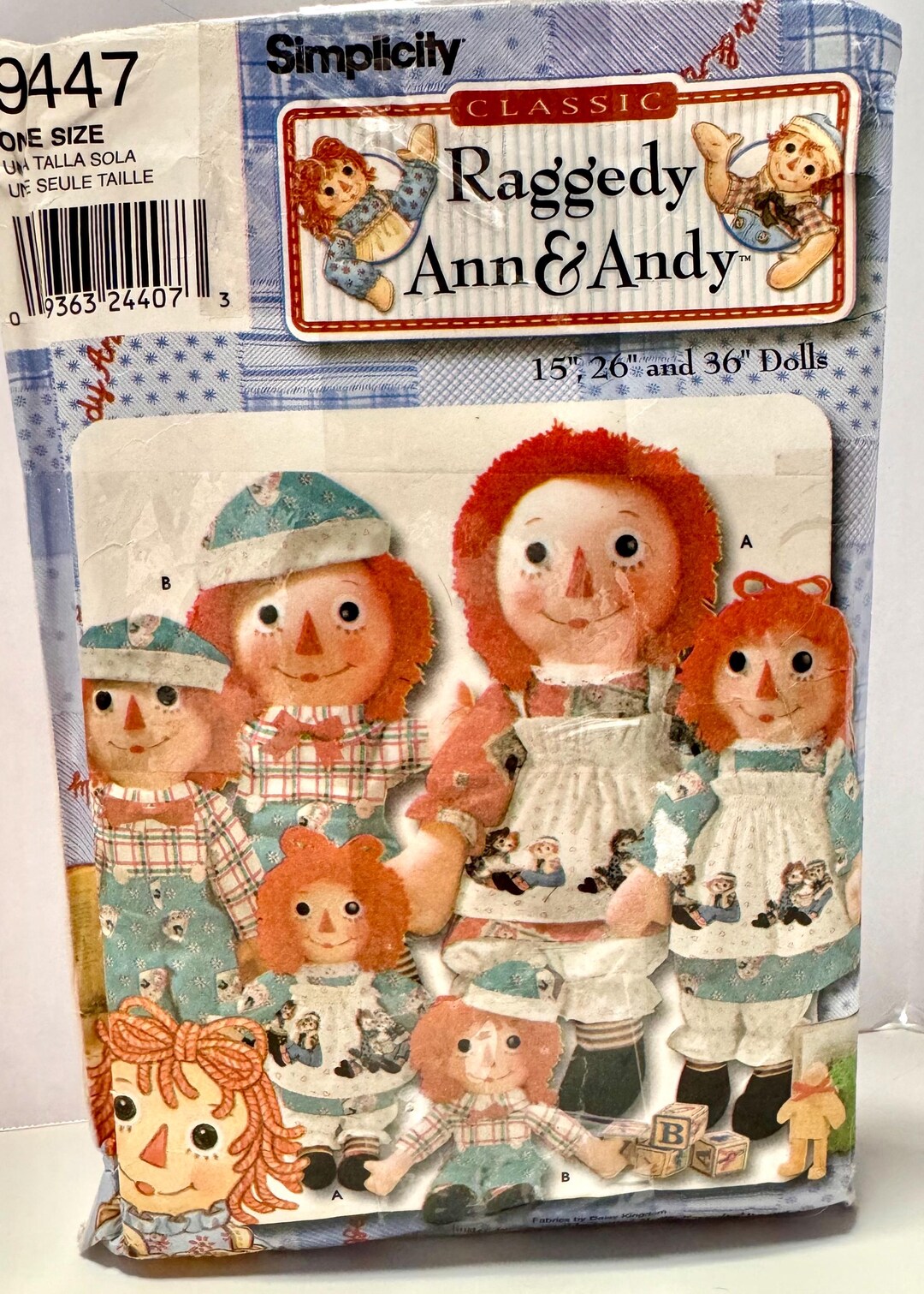 Raggedy Ann Pattern - Etsy