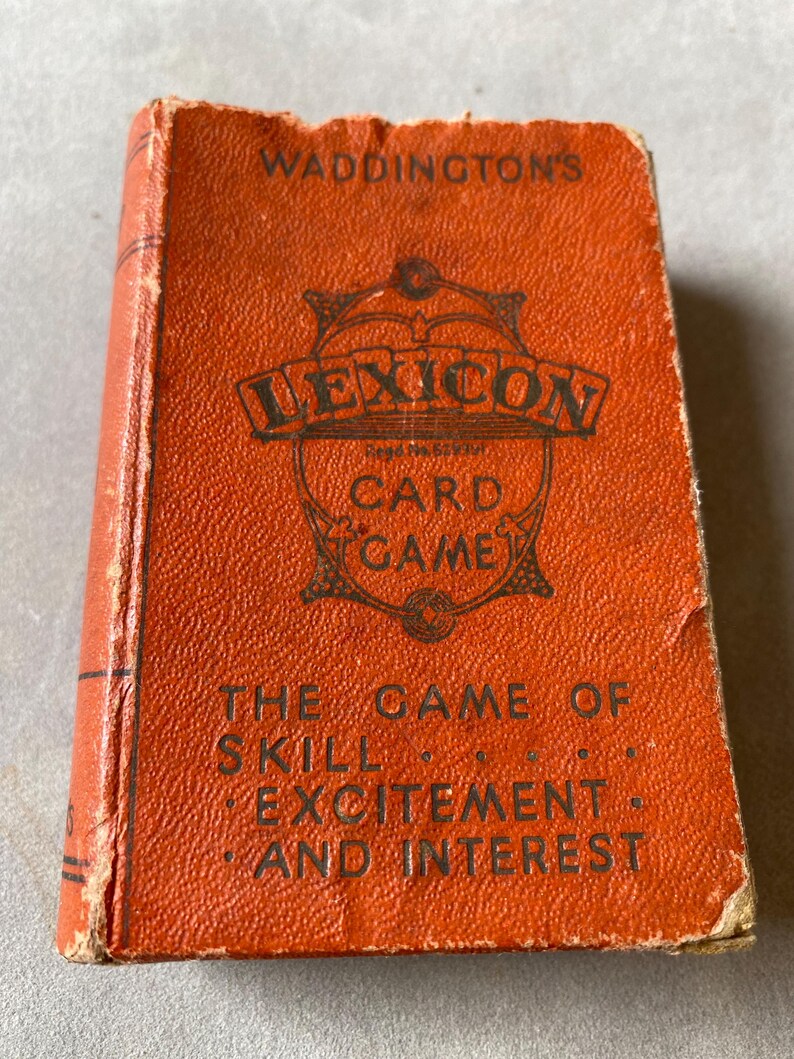 Lexicon Card Game - Etsy