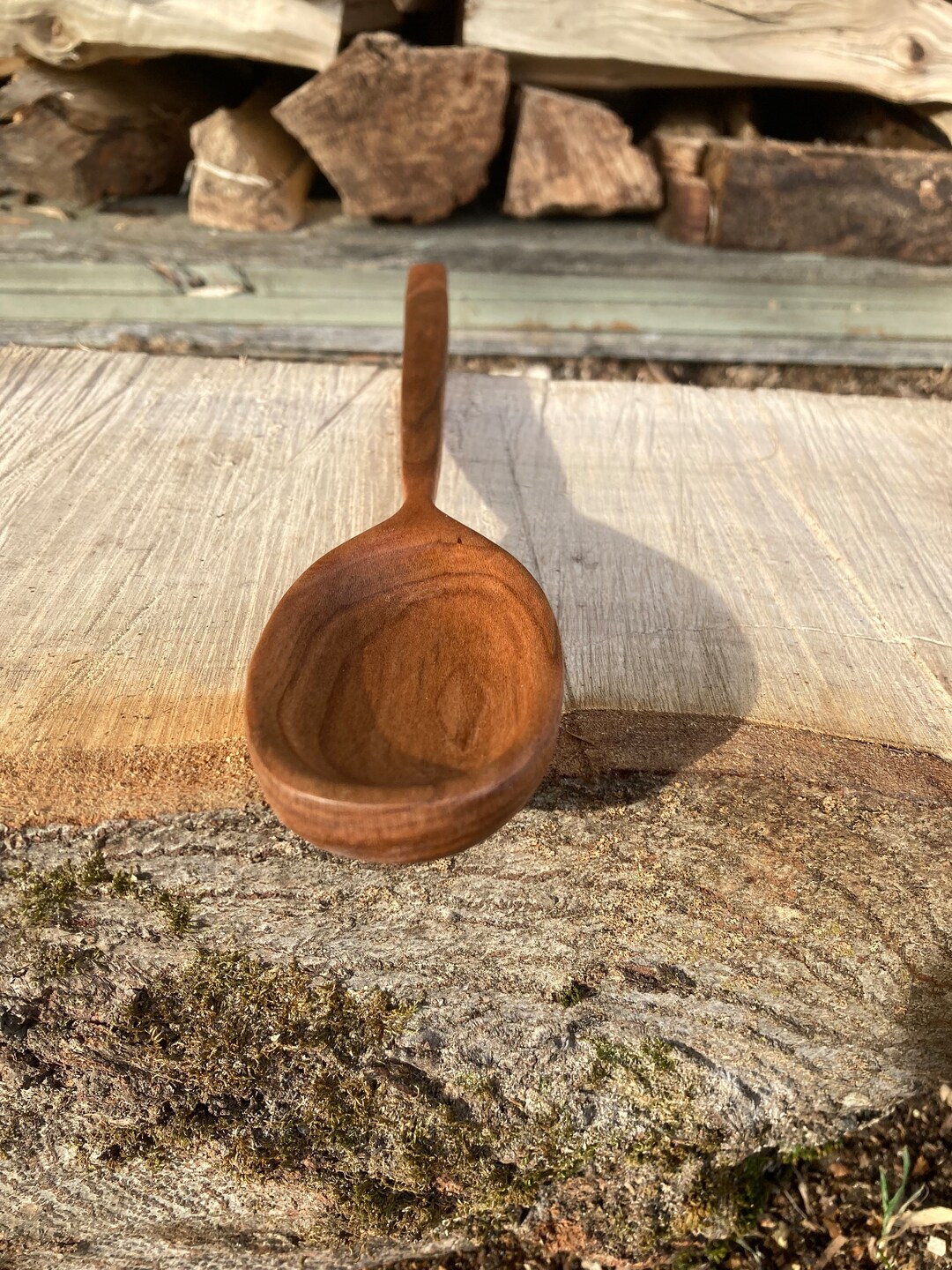 Cherry Wood Cooking Spoon - Etsy