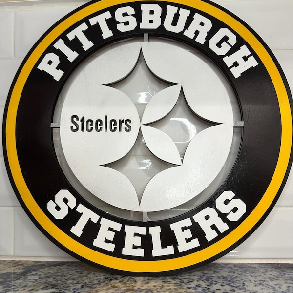 Steelers Wood Sign - Etsy