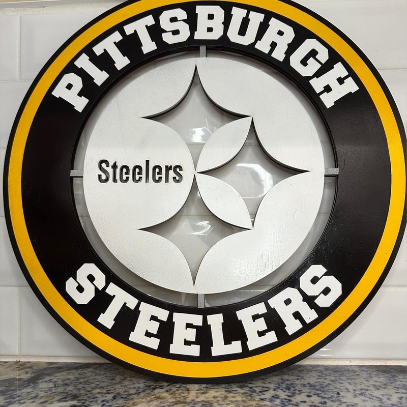 Steelers Wood Sign - Etsy