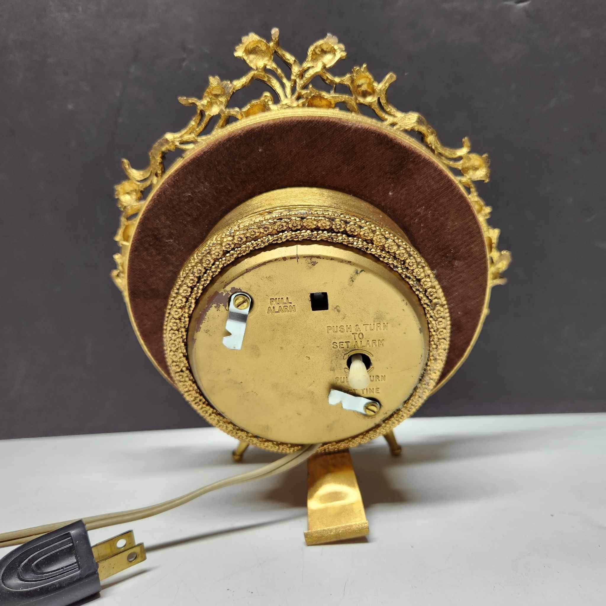 Globe MCM Gold Desktop Alarm Clock - Etsy