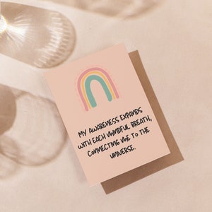 Affirmation Cards, Positive Quote Flash Cards, Affirmations Cards, Self ...
