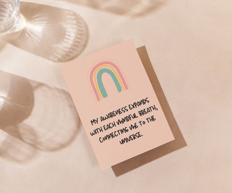 Affirmation Cards, Positive Quote Flash Cards, Affirmations Cards, Self ...