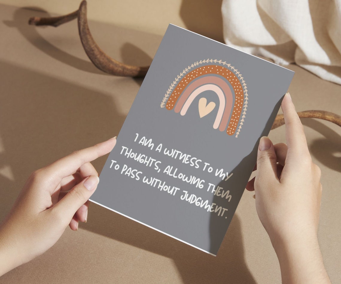 Affirmation Cards, Positive Quote Flash Cards, Affirmations Cards, Self ...