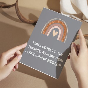 Affirmation Cards, Positive Quote Flash Cards, Affirmations Cards, Self ...