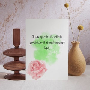 60 Affirmation Cards Digital Download, Mindfulness Affirmations Deck ...