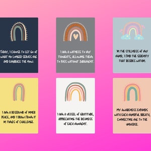 Affirmation Cards, Positive Quote Flash Cards, Affirmations Cards, Self ...