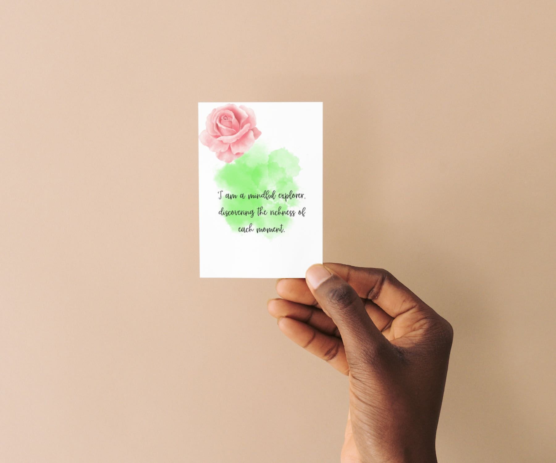 60 Affirmation Cards Digital Download, Mindfulness Affirmations Deck ...