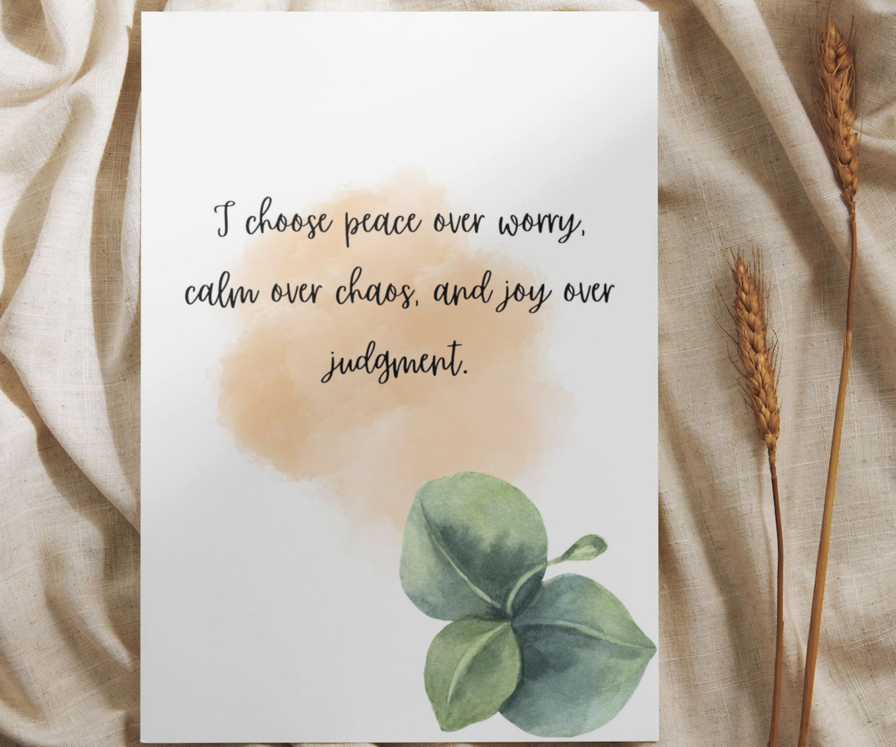 60 Affirmation Cards Digital Download, Mindfulness Affirmations Deck ...