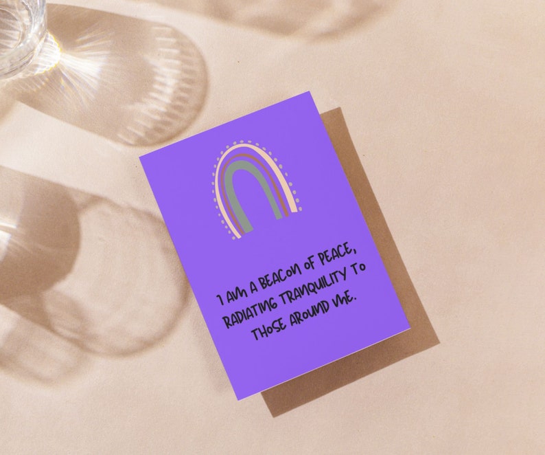 Affirmation Cards, Positive Quote Flash Cards, Affirmations Cards, Self ...