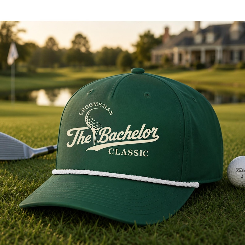 The Bachelor Classic Custom Golf Hat Last Swing Golf Bachelor Party Hat ...