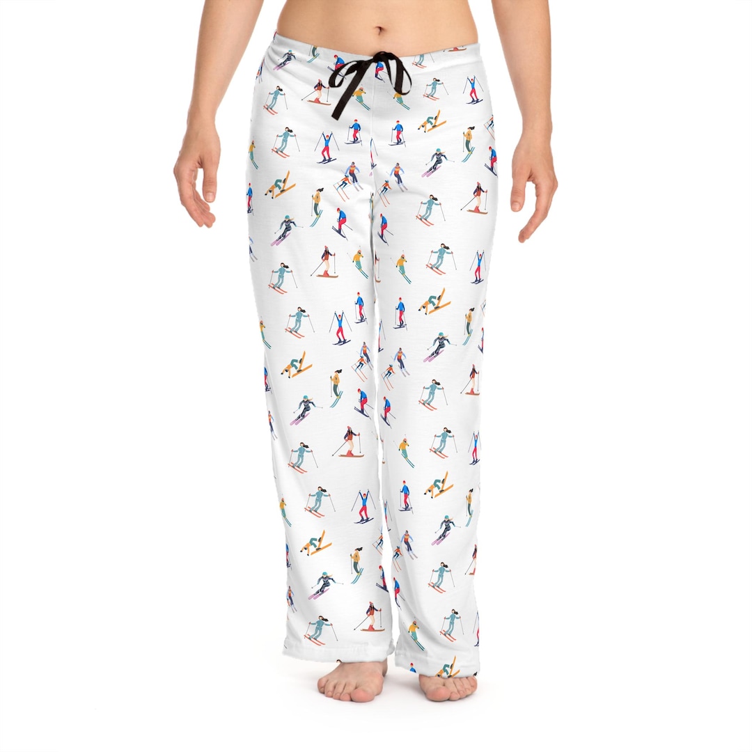 Women's Ski Pajama Pants Skiing Winter Matching Pajama Pants Winter ...