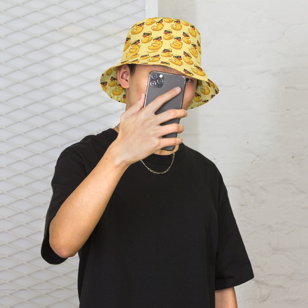 Reversible Rubber Ducky Bucket Hat Festival Ducky Rave Accessories ...