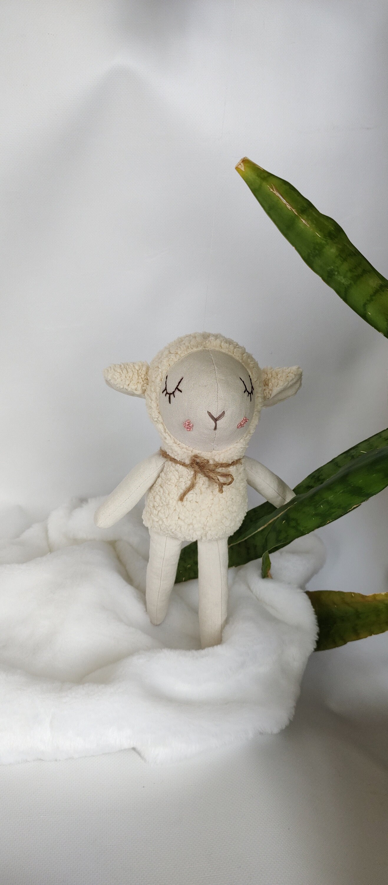 Sheep Cuddly Toy Staffed, Lamb Staffed Toy, Little Lamb Toy,sheep Toy ...