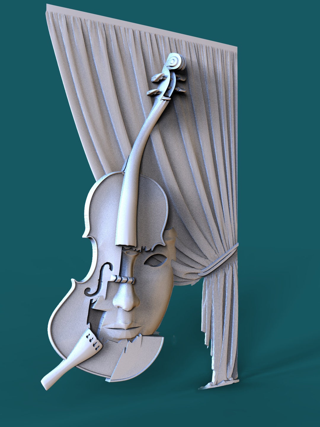 Broken Violin String. 3d-model for CNC and 3D Printers - Etsy