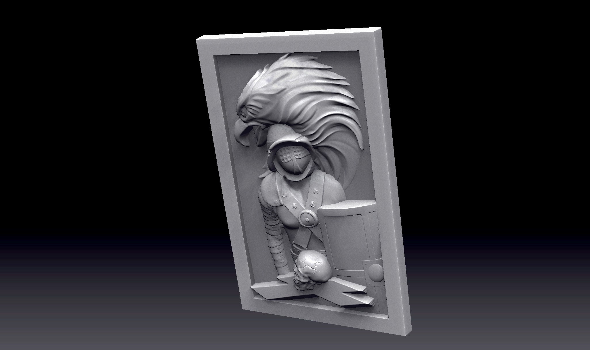 Gladiator. 3D STL Model for CNC and 3D Printer - Etsy