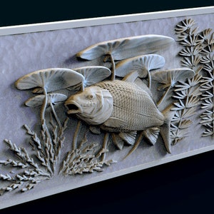 Bream. 3D Model Stl for CNC Machines and 3D Printers. - Etsy