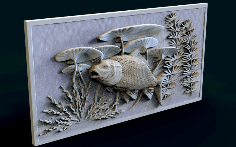 Bream. 3D Model Stl for CNC Machines and 3D Printers. - Etsy