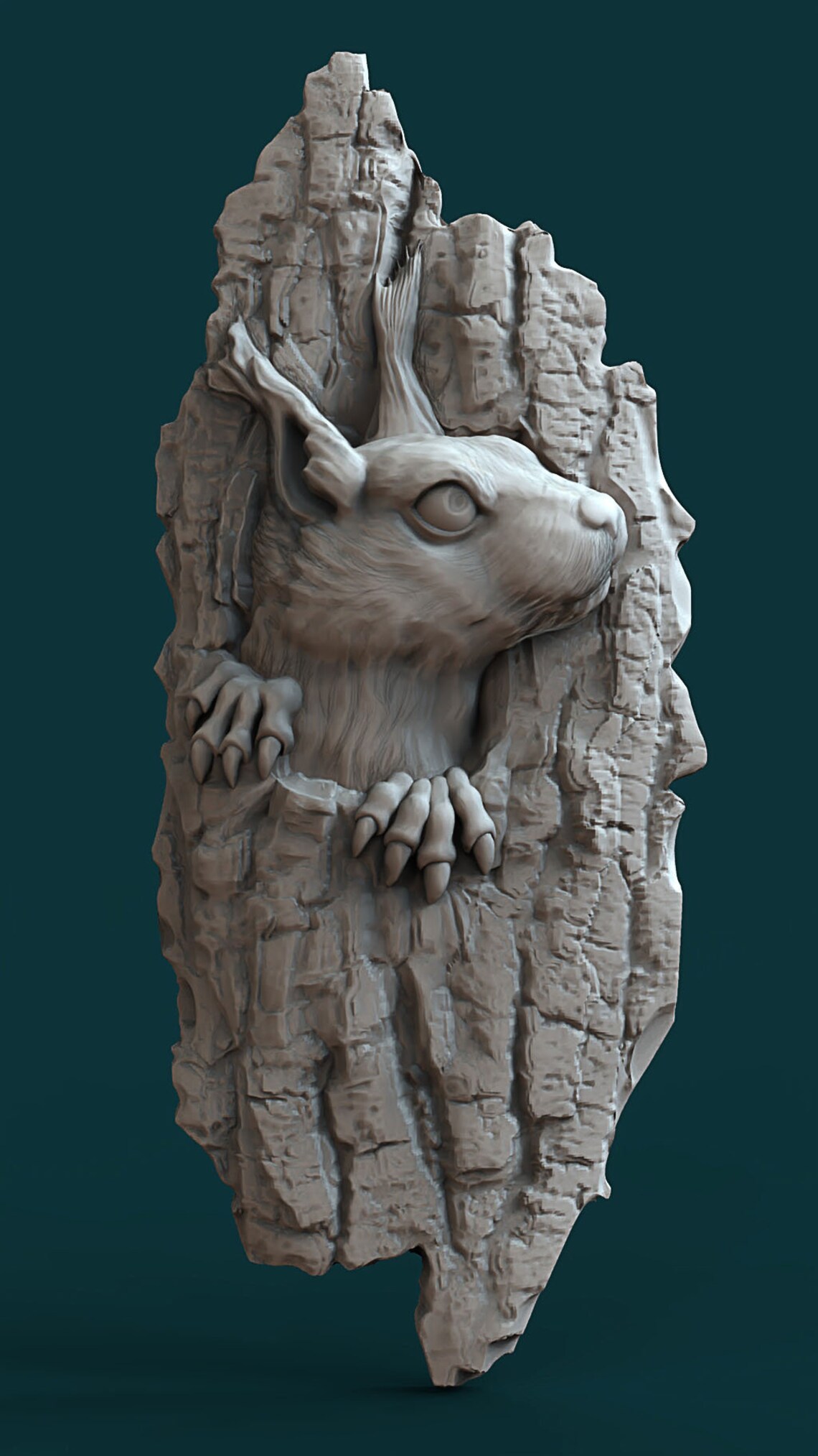 Squirrel. 3D Model Stl for CNC Machines and 3D Printers. - Etsy
