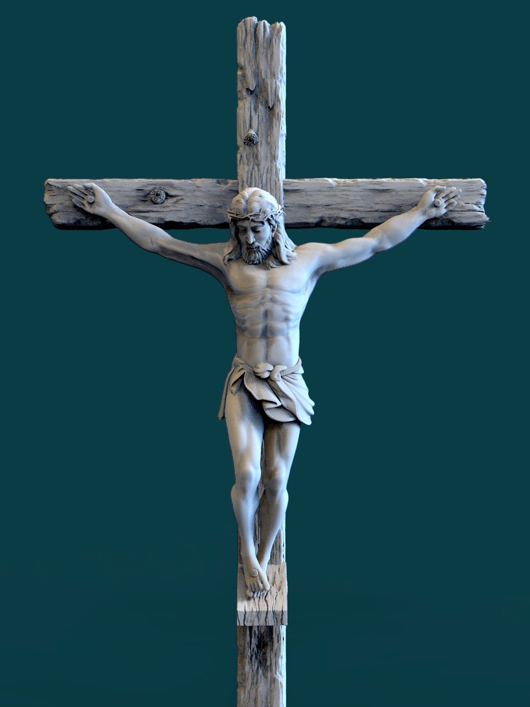Crucifixion of Jesus Christ. Prefabricated Model. 3D STL Model for ...