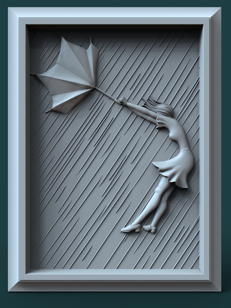 Wind. 3D Model Stl and 3D Printer - Etsy