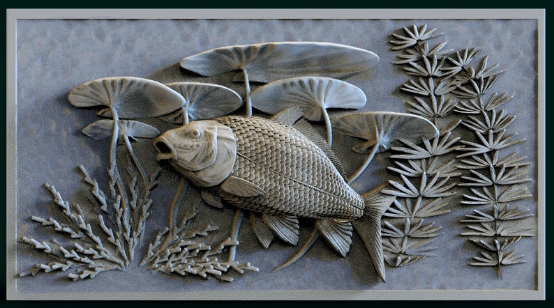 Bream. 3D Model Stl for CNC Machines and 3D Printers. - Etsy