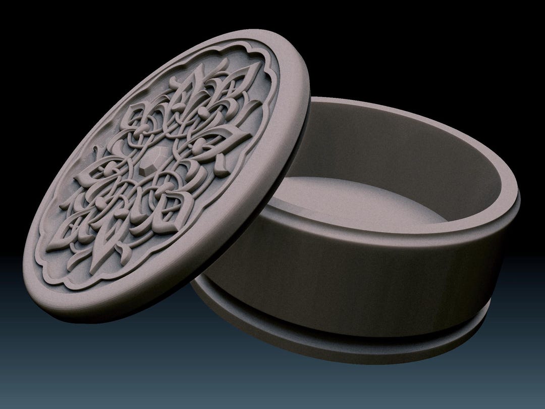 Box and Box Cover. 3D STL Model for Milling and Printing - Etsy