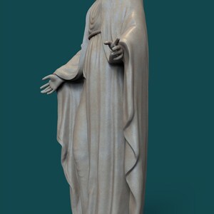 Mother_mary (repaired) (self-intersections Removed). Full 3D STL Model ...