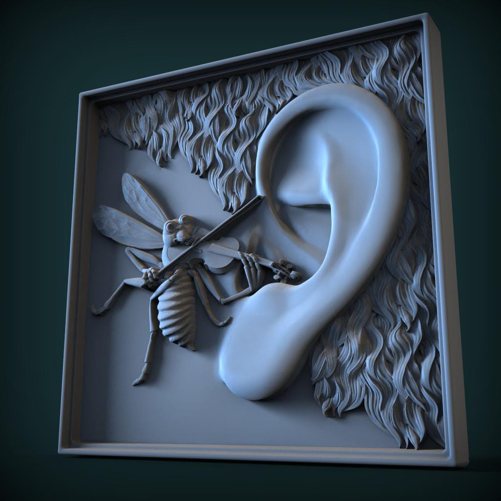 Squeaky Mosquito. 3D STL Model for CNC and 3D Printer - Etsy